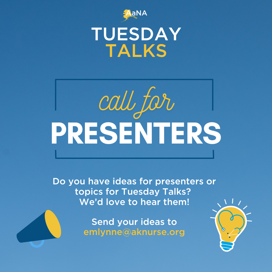 Call for Presenters – Share your Expertise at Tuesday Talks! – Alaska ...